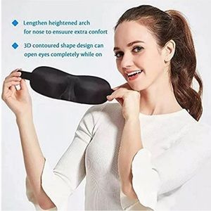 Accessories | New 3d Contoured Cup Sleeping Mask Black | Poshmark